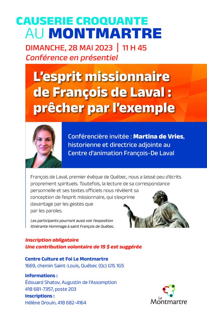 L’esprit missionnaire de François de Laval : prêcher par l’exemple – Le ...